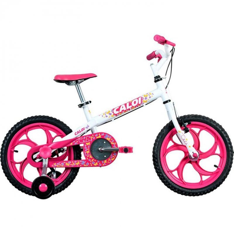 Bicicleta Caloi Ceci, Aro 16, Branca | MadeiraMadeira