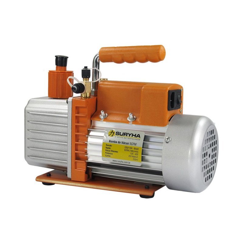 Bomba de Vácuo 5 Cfm Duplo Estágio Bivolt - Suryha | MadeiraMadeira