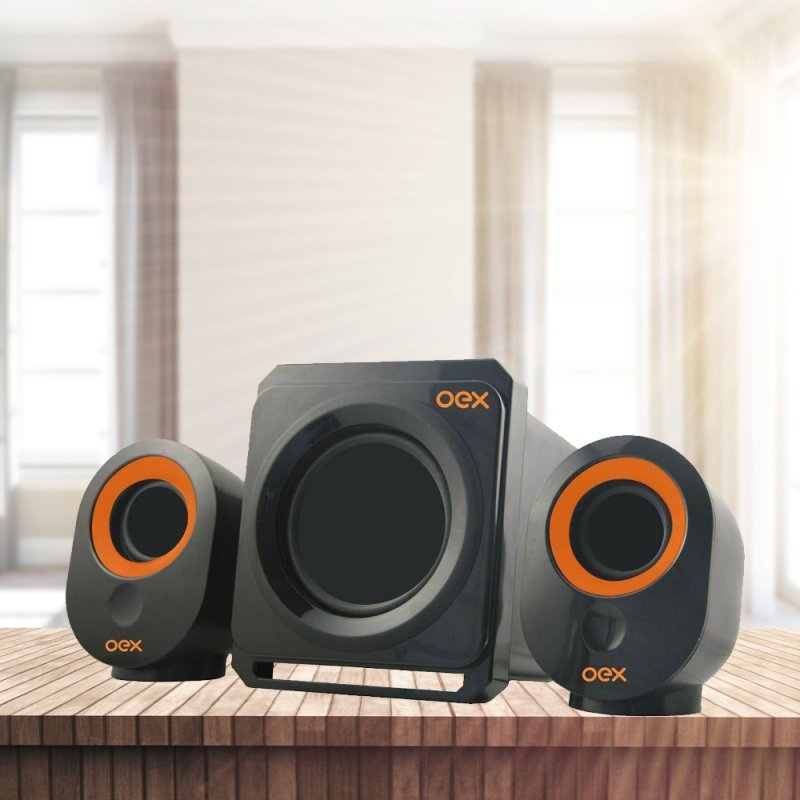 Caixa de Som Speaker Booster SK500 30W OEX | MadeiraMadeira