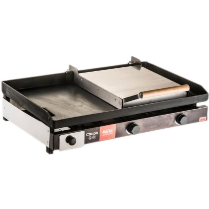 Chapa Grill A Gás Profissional Aço Inoxidável Com Prensa - 60cm ...