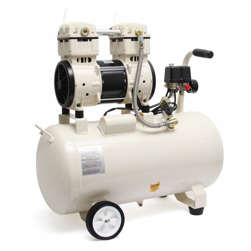Compressor de ar Silencioso 50 litros 8 PCM Odontológico - 220 v ...