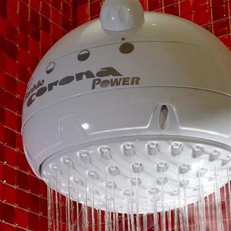 Ducha Corona Banhão Power 220v 6400w Branca | MadeiraMadeira