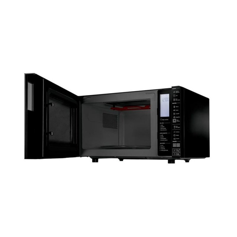 Forno de Micro-ondas Brastemp Espelhado com Grill 32L Preto BMG45A ...
