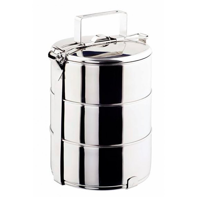 Marmita Aço Inox Térmica 3 Lugares | MadeiraMadeira
