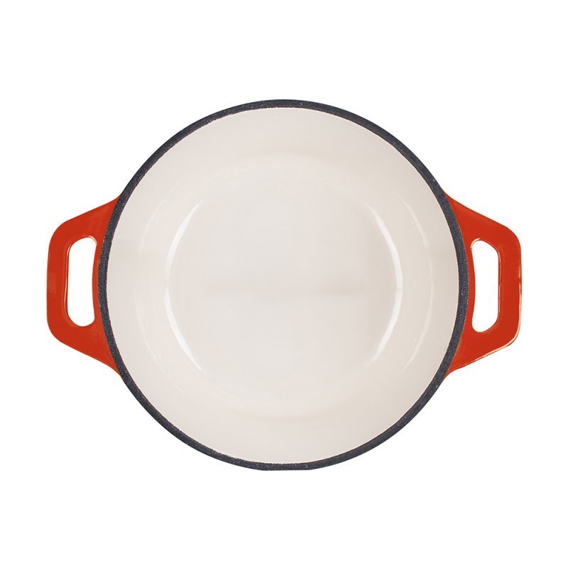 Panela de Ferro Fundido Esmaltada Redonda 24 Cm - Stex Cookware - 4,0 ...