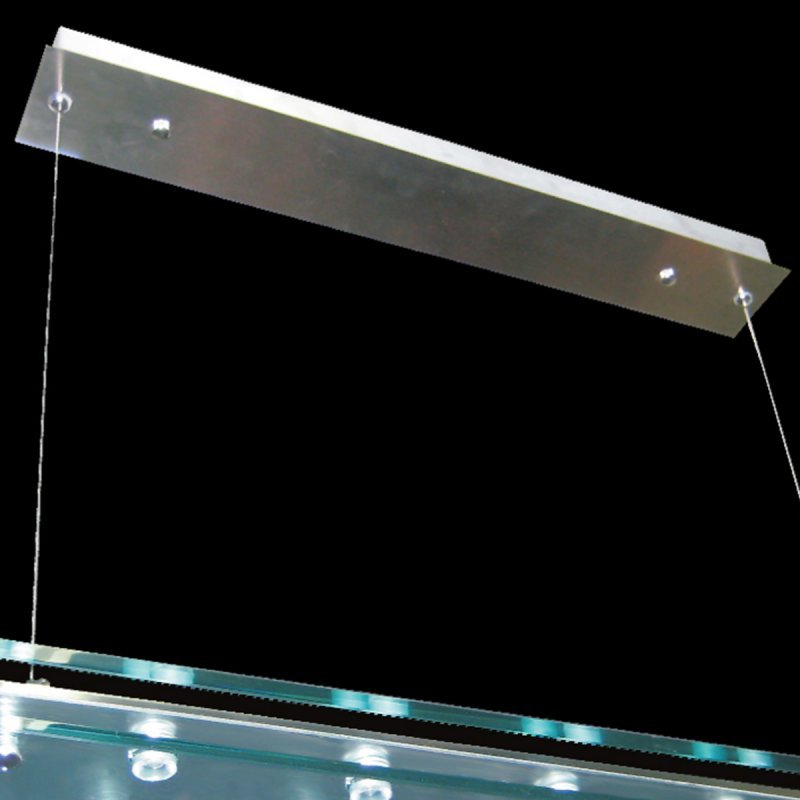 Pendente Led Retangular 20x80 10 Leds X 3w | MadeiraMadeira