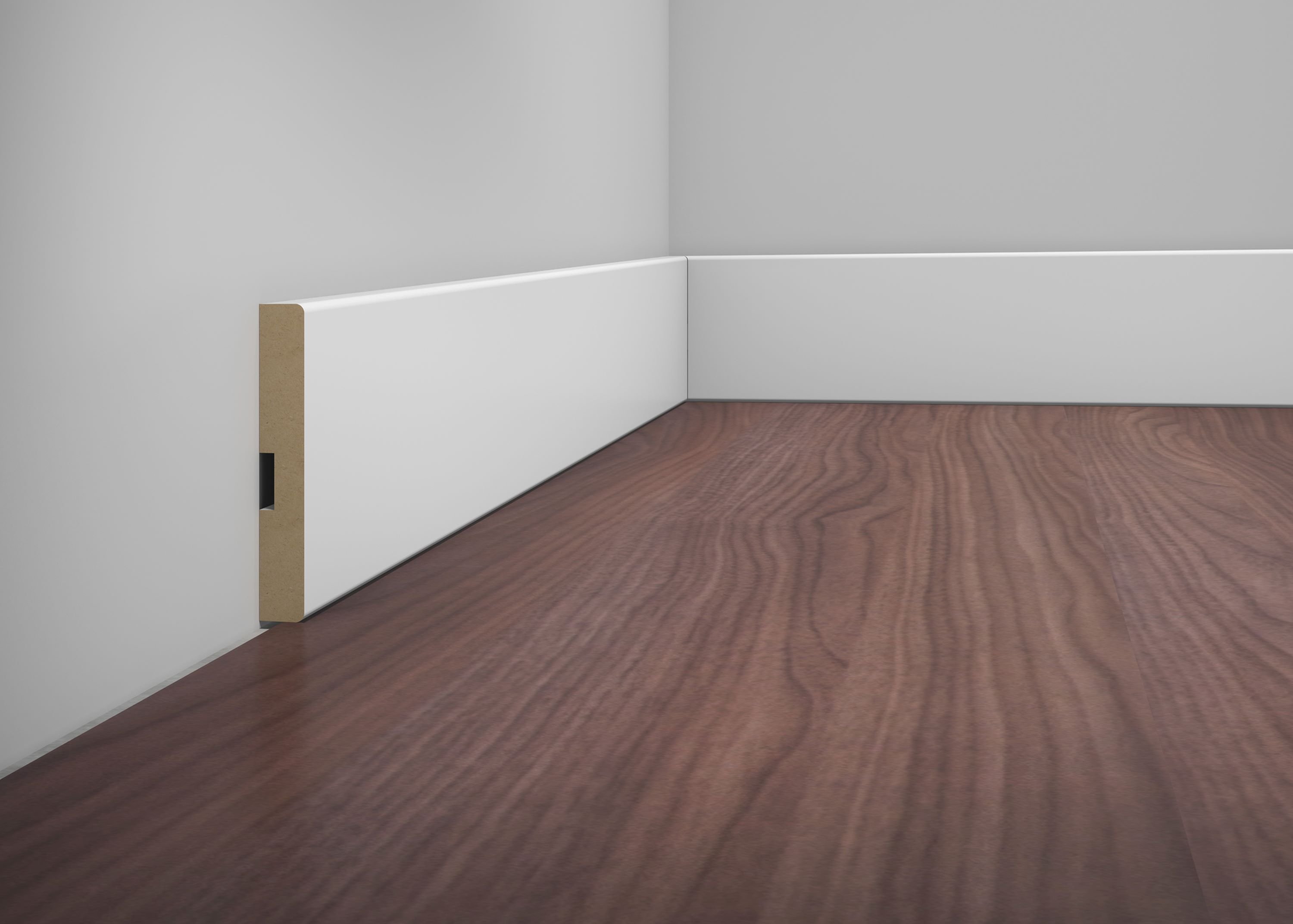 Rodapé de MDF 10cm x 15mm x 2,40m Frisado Estilo Eucafloor | MadeiraMadeira