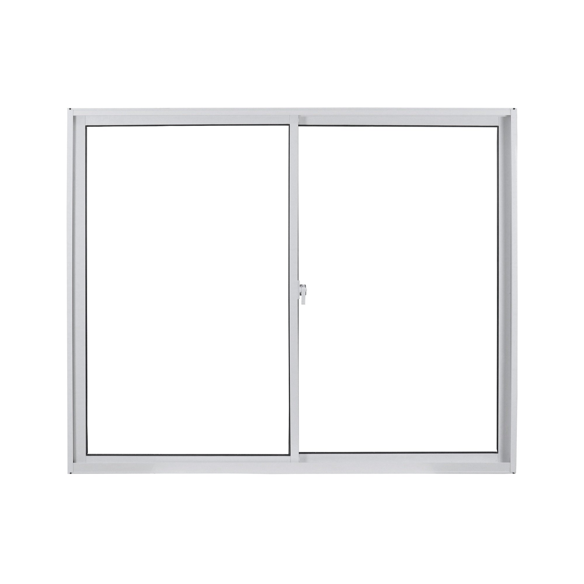 Janela De Alum nio De Correr 100x100cm 2 Folhas Com Vidro Liso Soft Janela De Alum nio De Correr 100x100cm 2 Folhas Com Vidro Liso Soft