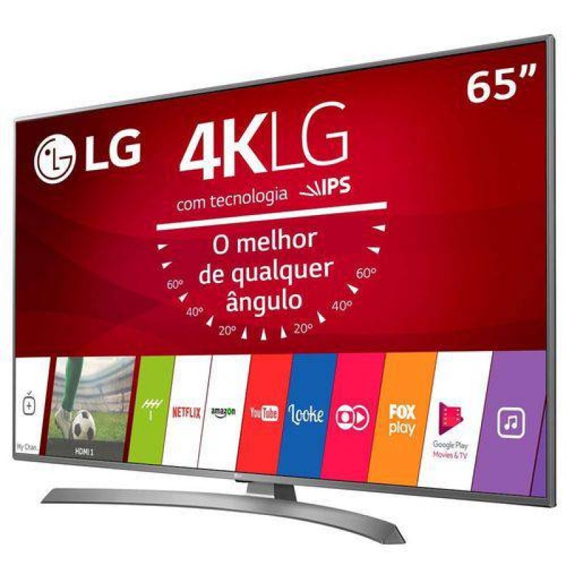 Smart Tv Lg 65 Polegadas Led Ultra Hdmi Usb 4k 65uj6585 | MadeiraMadeira