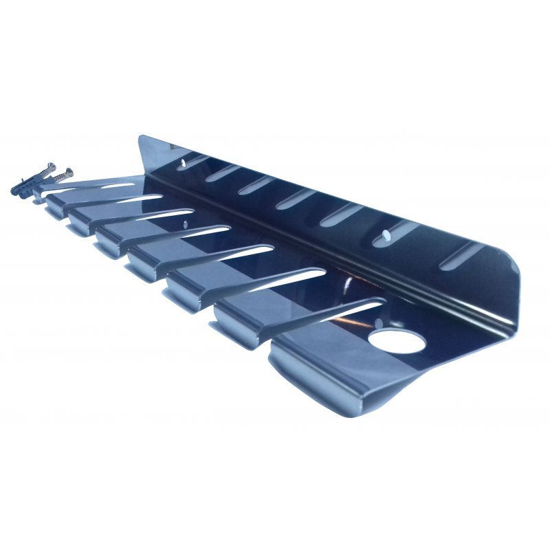 Suporte Porta 6 (ou Mais) Espetos, Faca E Chaira- Inox - AJS ...